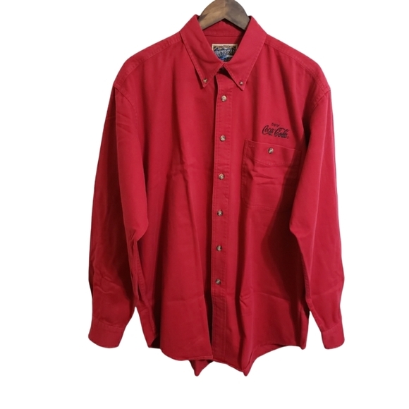 Dunbrooke | Shirts | Vintage Coca Cola On Dunbrooke Upstream Long ...
